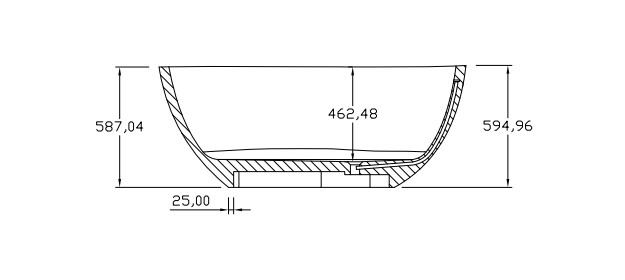 Stone Resin Freestanding Bathtub Matte White Bathtub Triangle Shape ...