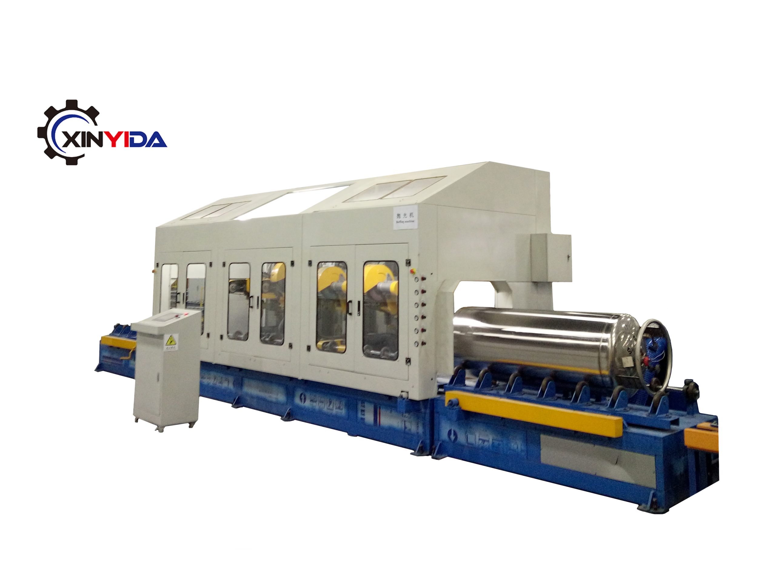 Máquina pulidora de tanques de aire de GNL con sistema CNC - Xinyida