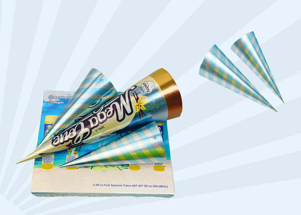 4oz paper ice cream cone sleeve water cup - Youchuang