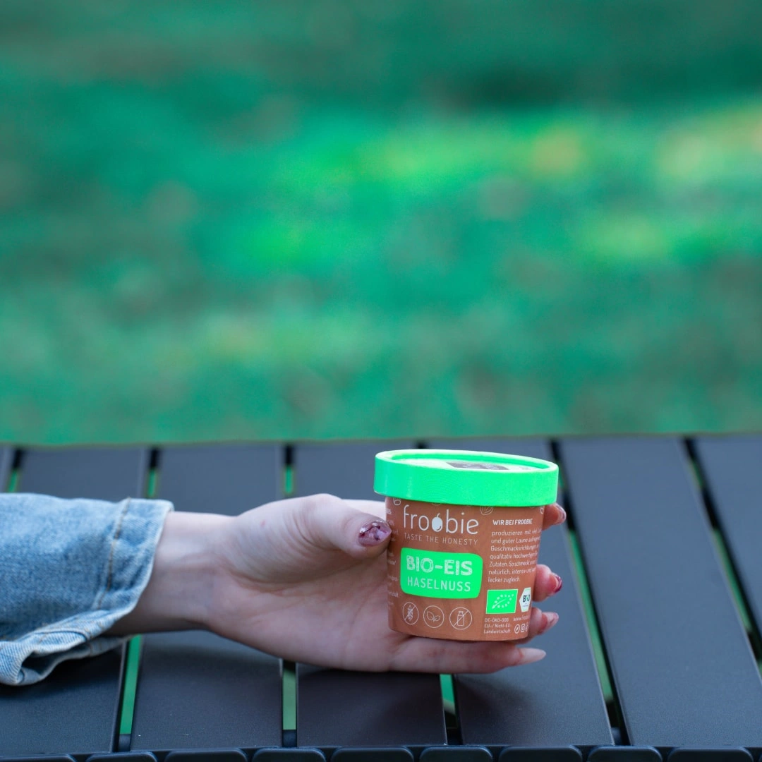compostable brown bio cups paper ice cream gelato cups with lid - Youchuang